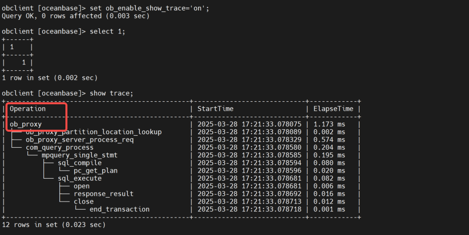 【DBA 进阶教程共建投稿】一文搞懂 OceanBase 4.x 全链路追踪-数据库技术博客-OceanBase分布式数据库